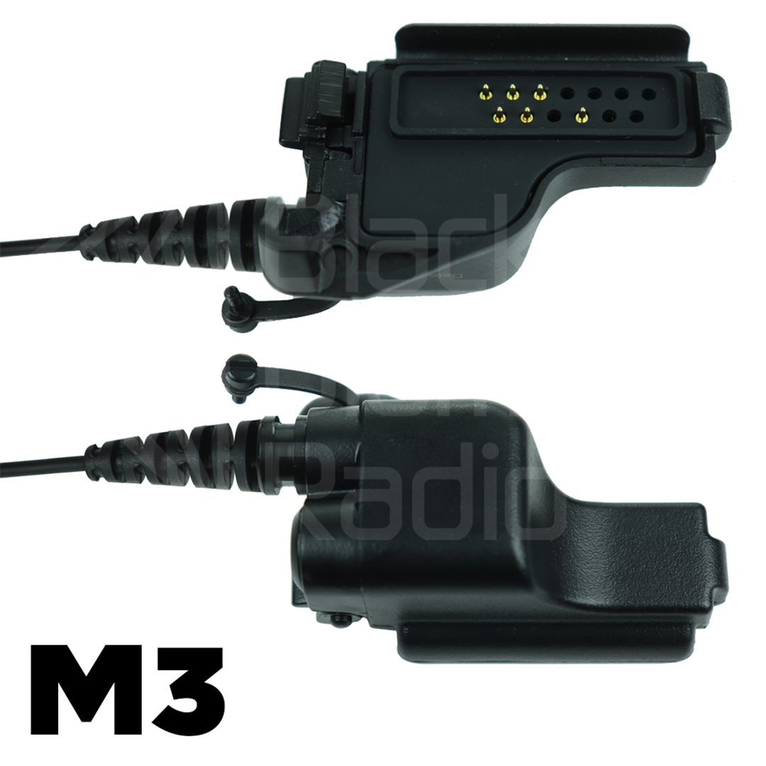 Centurion Coiled Tube Style Earpiece Headset for Two-Way Radios - M3 ...