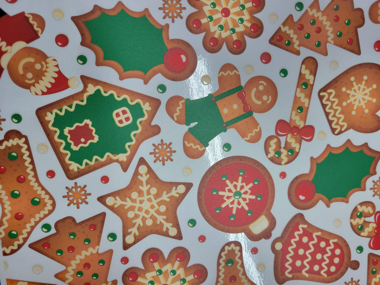 Gingerbread Holiday Print - Pattern Vinyl - Create by Firefly
