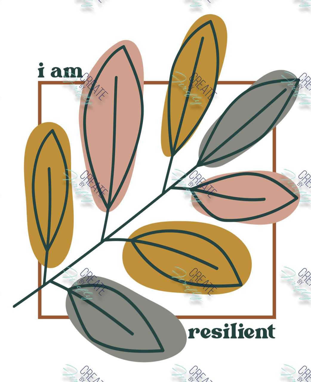 Universal Decal - I am Resilient - Create by Firefly