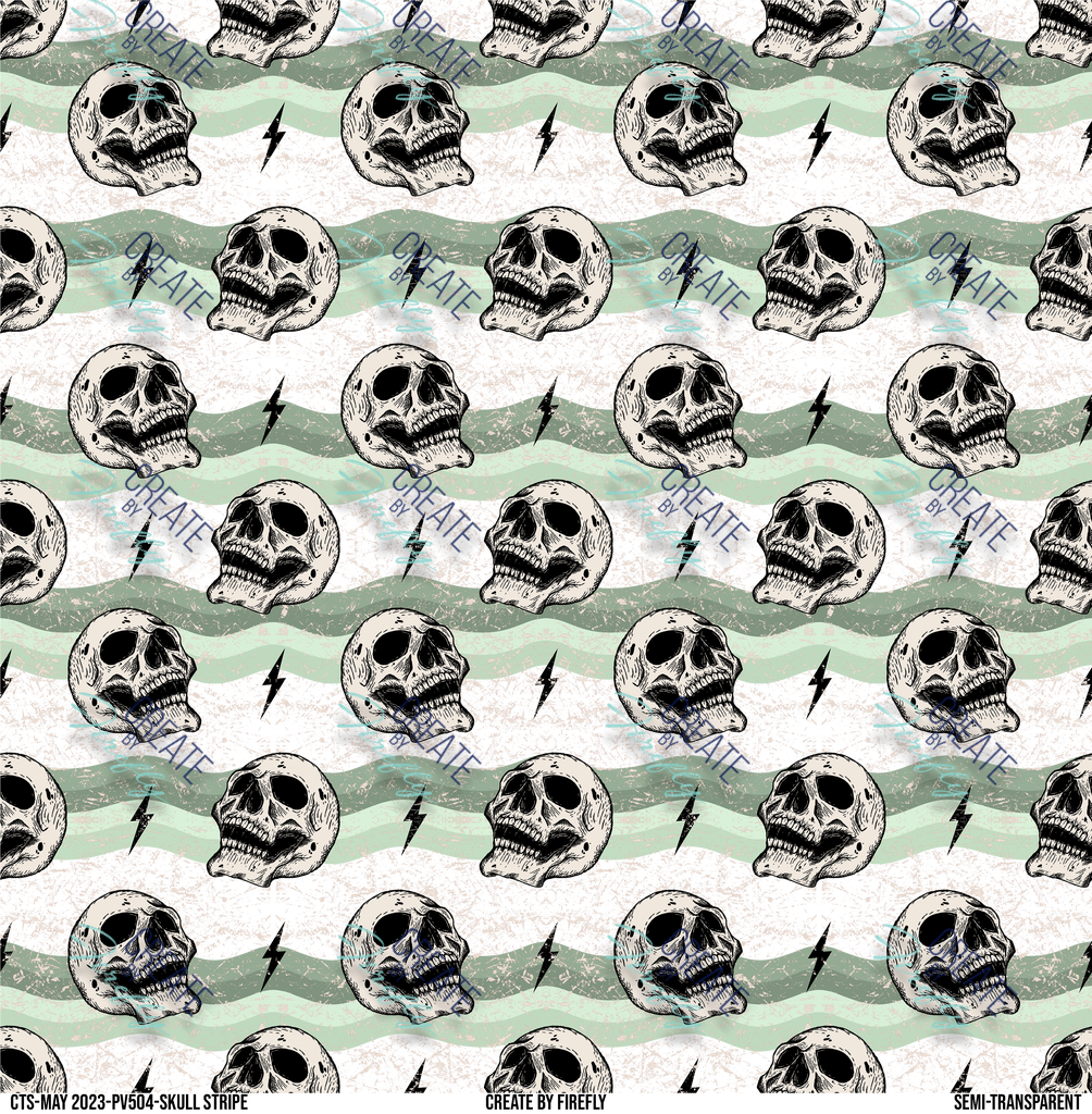 Skull Stripe - Create by Firefly