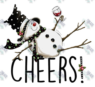 Snowman - Cheers - Create by Firefly