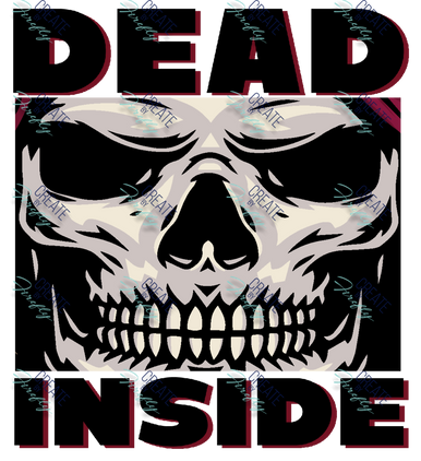 Dead Inside - Grim Reaper Face - Create by Firefly
