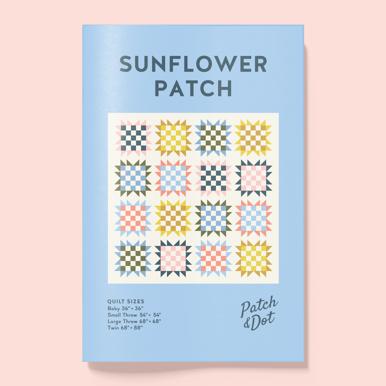 Patch and Dot, CHURN DOT Quilt Paper Pattern - ELEGANTE VIRGULE CANADA