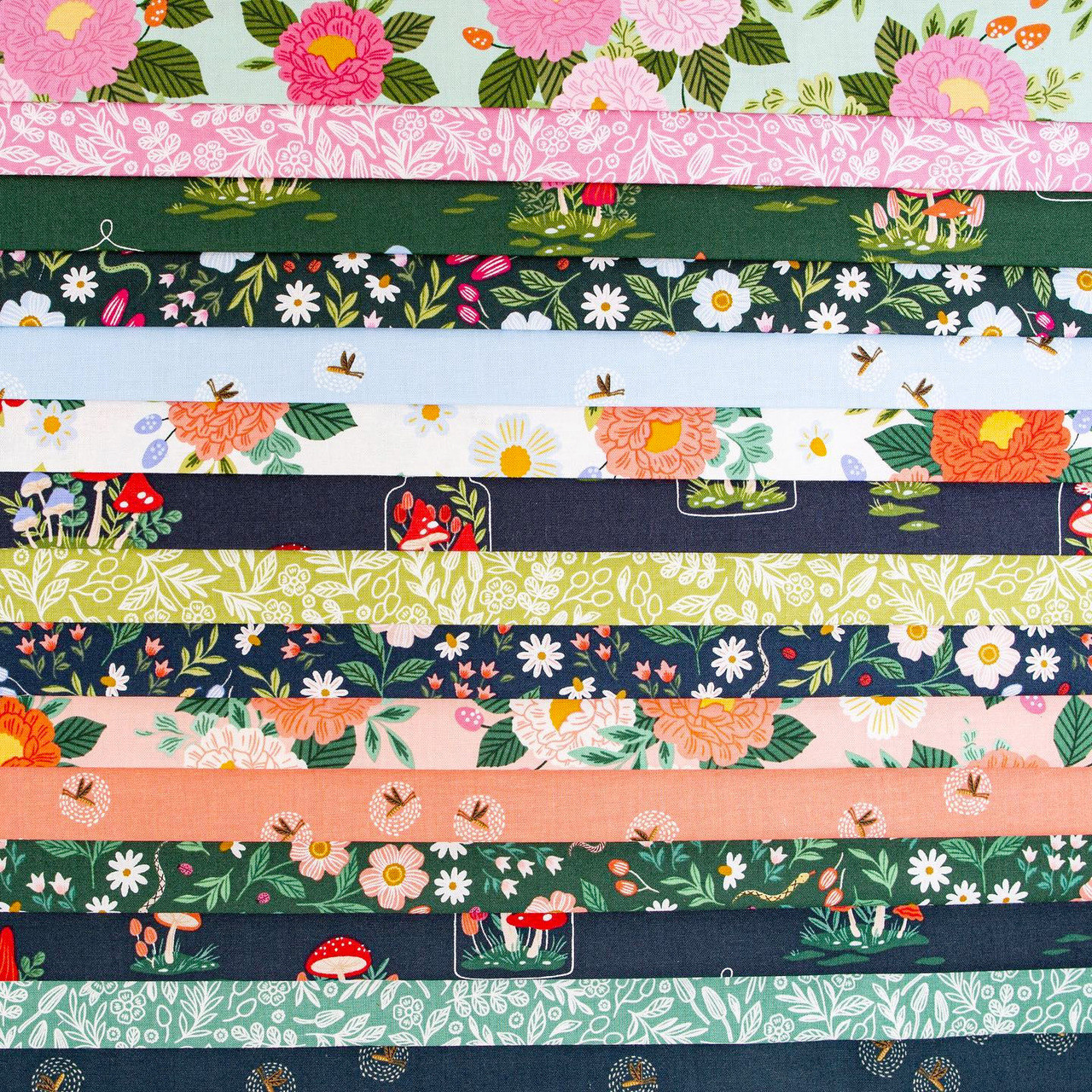 PAPER RAVEN CO, Cotton and Steel Fabrics, GARDEN & GLOBE - Wildflower ...