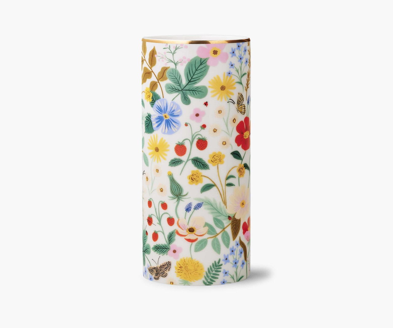 Strawberry Fields Porcelain Vase - RIFLE PAPER CO Home Decor - ELEGANTE ...