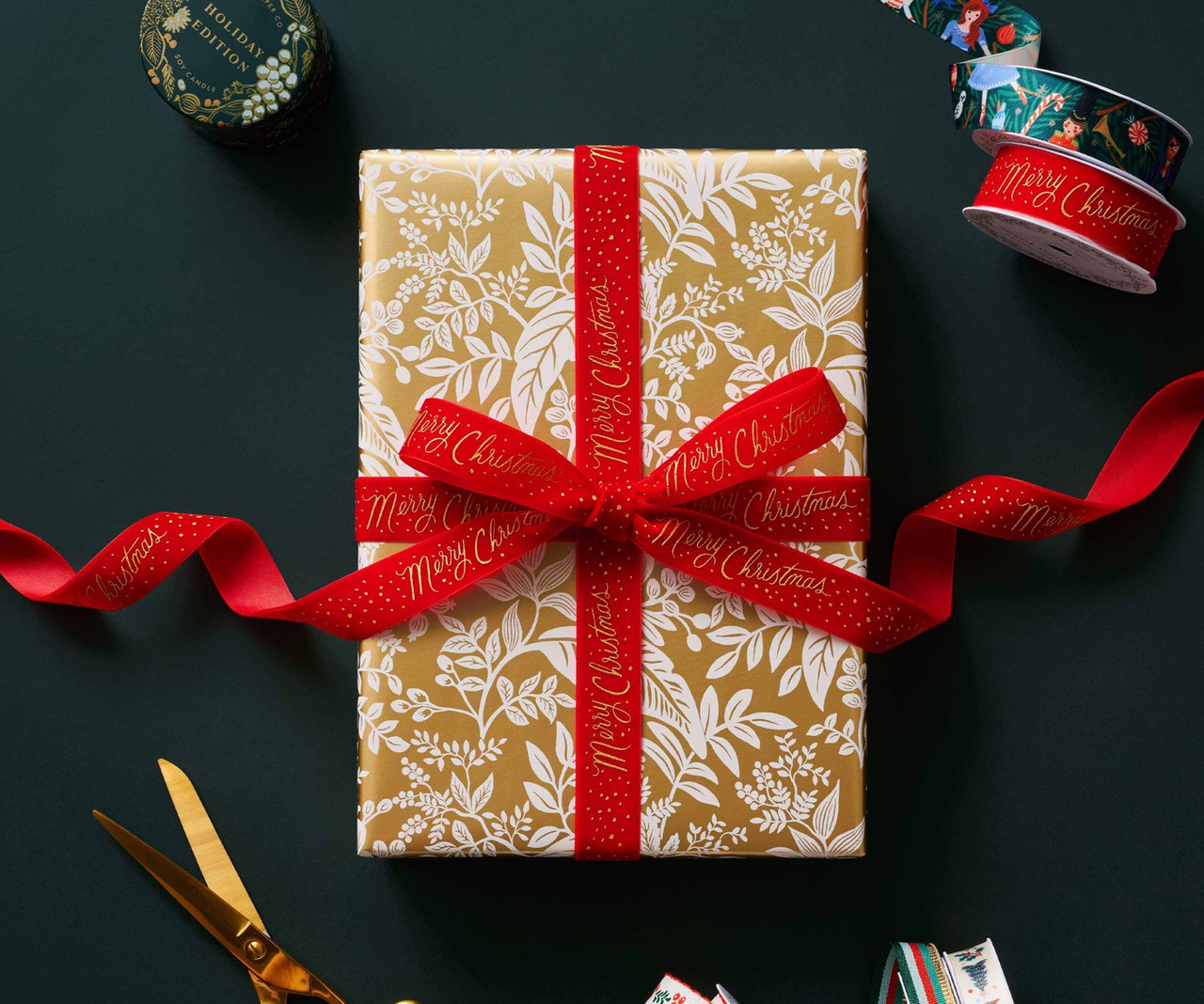 RIFLE PAPER CO Holiday Village - Ribbons (5 spools available or Set of ...