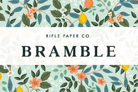 RIFLE PAPER CO, BRAMBLE, Iris in Navy Multi - by the half-meter ...