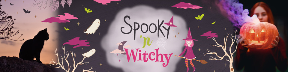 AGF ART GALLERY FABRIC - SPOOKY 'N WITCHY, Peppermint's Tale in ...