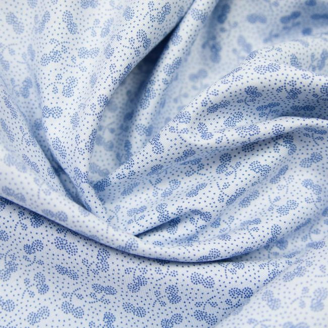 TILDA BERRY JAM Blue, 100% Cotton. TILDA BASICS, Elegante Virgule ...