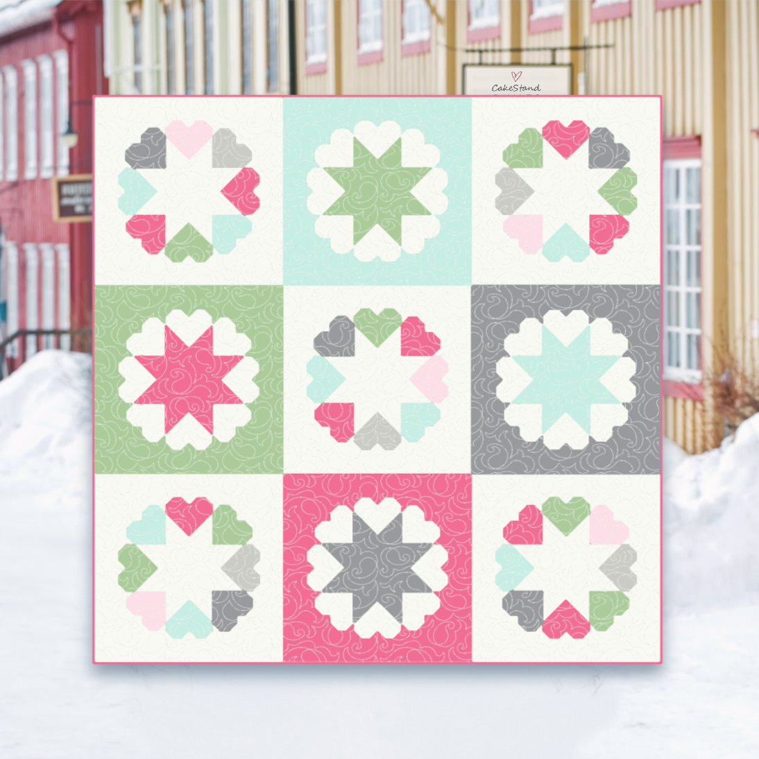 ANGELICA Quilt Paper Pattern by Nicola Dodd from CAKE STAND QUILTS ...