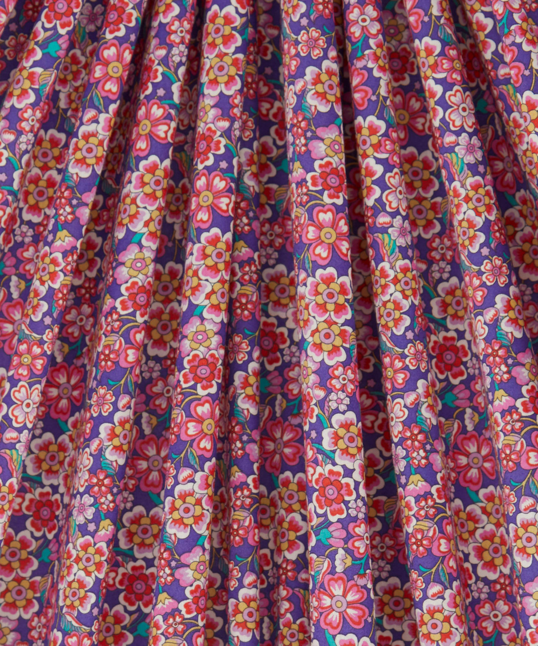 LIBERTY OF LONDON - Anokhi Rose A in Pink and Purple, 100% Cotton Tana ...