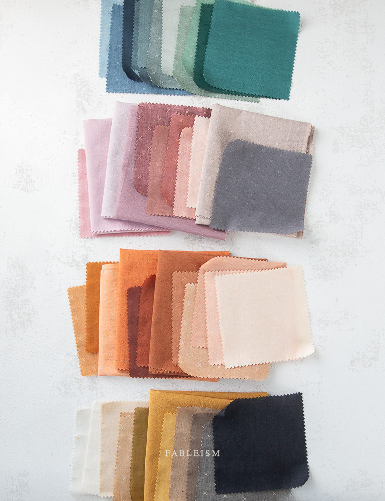 FABLEISM, Sprout Woven AURA ADVENTUROUS, Precut Fat Quarter Bundle of ...