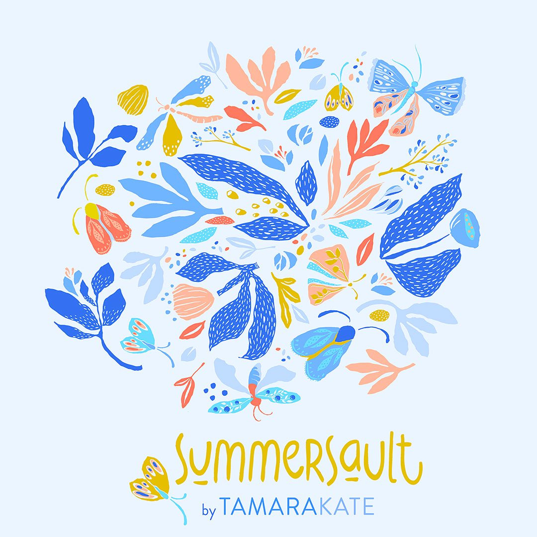 Windham Fabrics, TAMARA KATE Summersault, FQ Bundle of 15 Fabrics ...