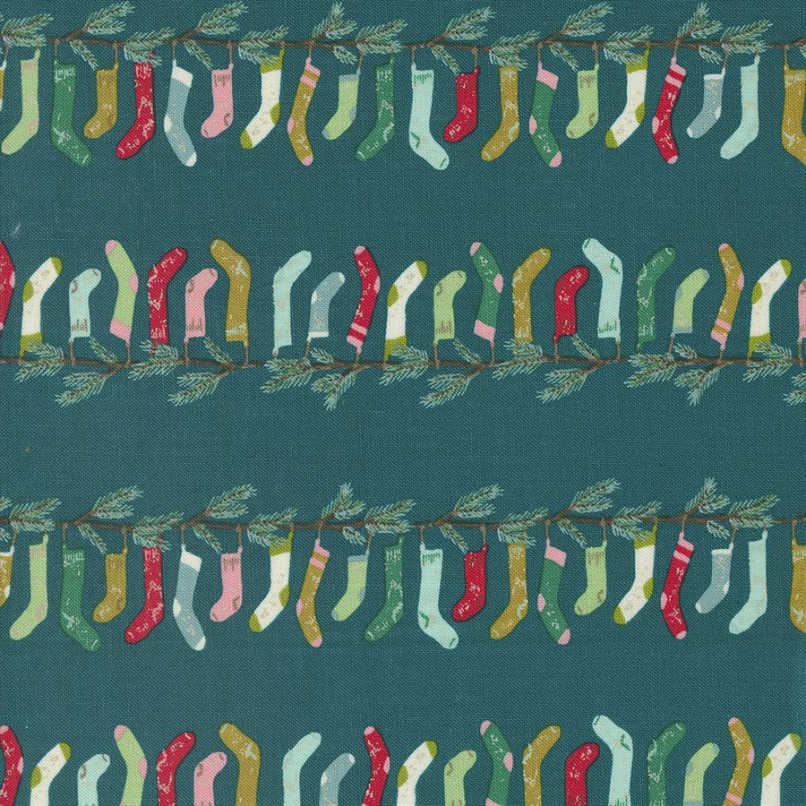 MODA Cozy Wonderland by FANCY THAT DESIGN HOUSE, Stocking Stripe in ...