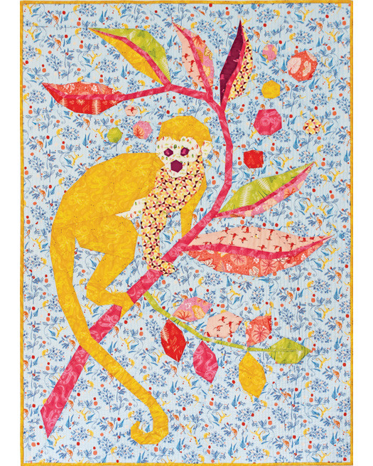 Tamara Kate WONDERGARDEN Series, NO.5 MONKEY Quilt Paper Pattern ...
