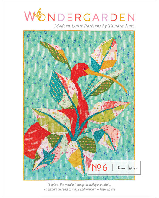 Tamara Kate WONDERGARDEN Series, NO.6 THE IBIS Quilt Paper Pattern ...