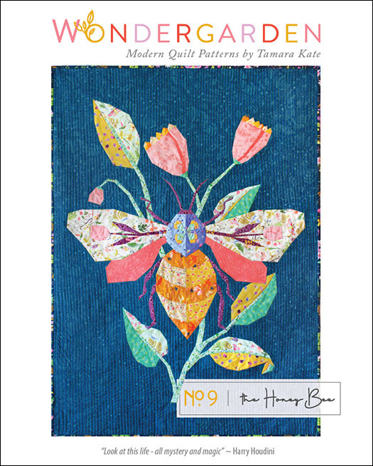 Tamara Kate WONDERGARDEN Series, NO.9 THE HONEY BEE Quilt Paper Pattern ...