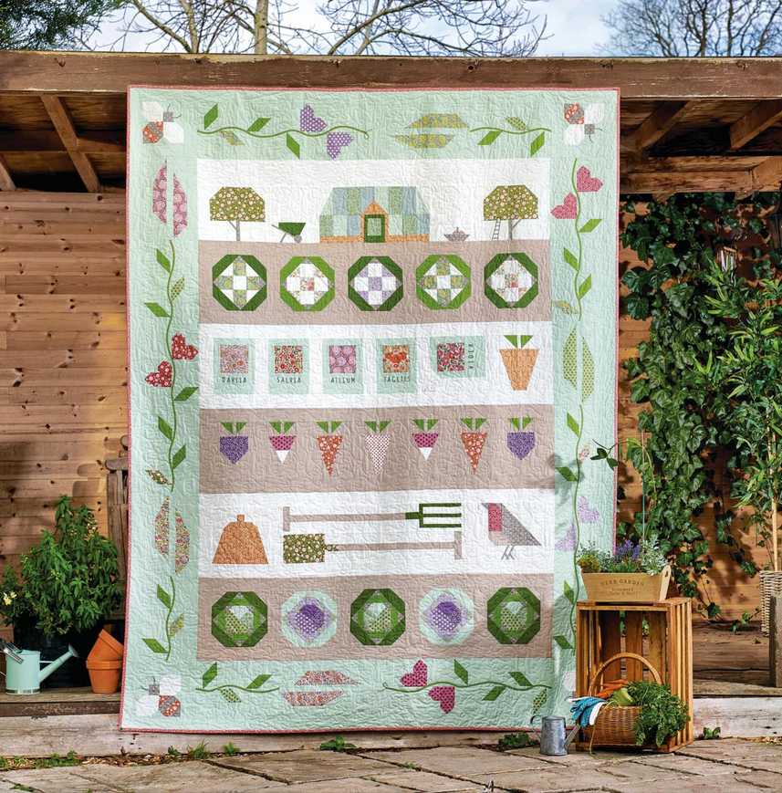 KITCHEN GARDEN Sampler Quilt Pattern Book by Nicola Dodd from CAKE ...