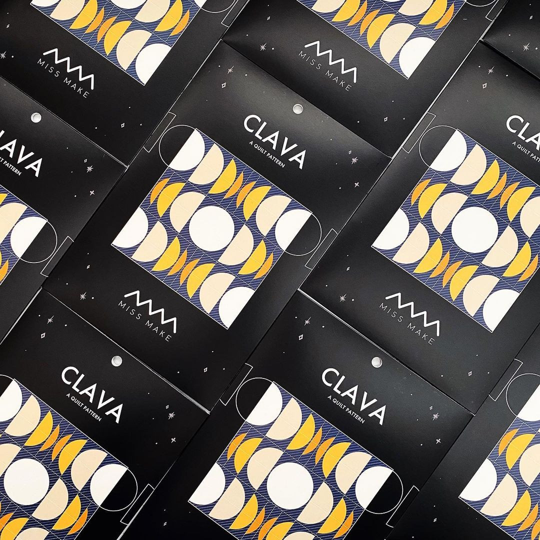 MISS MAKE, Clava Quilt Pattern, Printed Pattern - Elegante Virgule ...