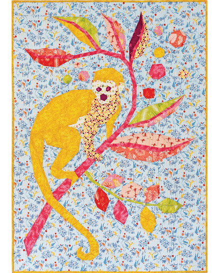 Tamara Kate WONDERGARDEN Series, NO.5 MONKEY Quilt Paper Pattern ...