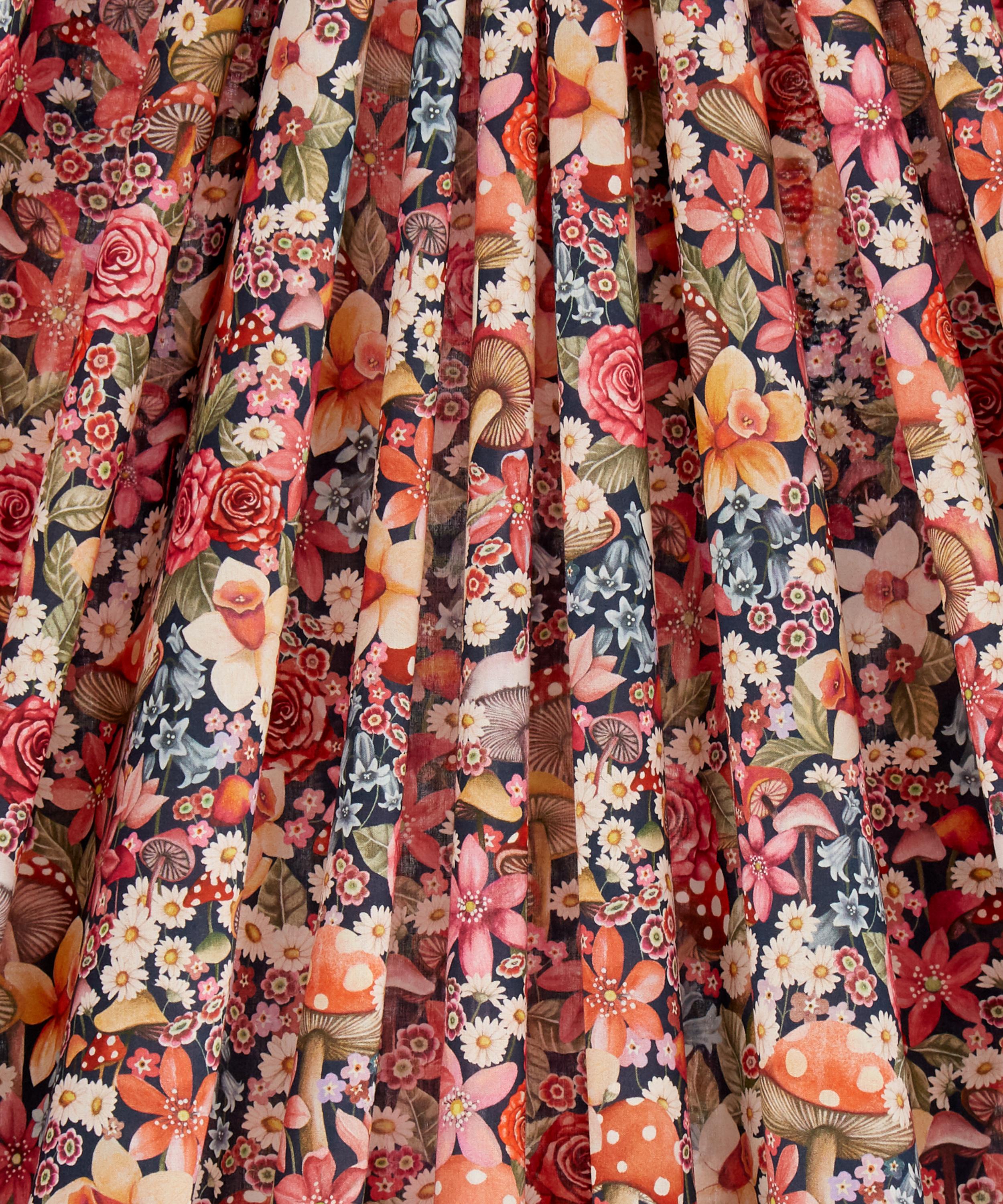 LIBERTY OF LONDON - CURIOUS LAND C in Pink and Red, 100% Cotton Tana ...