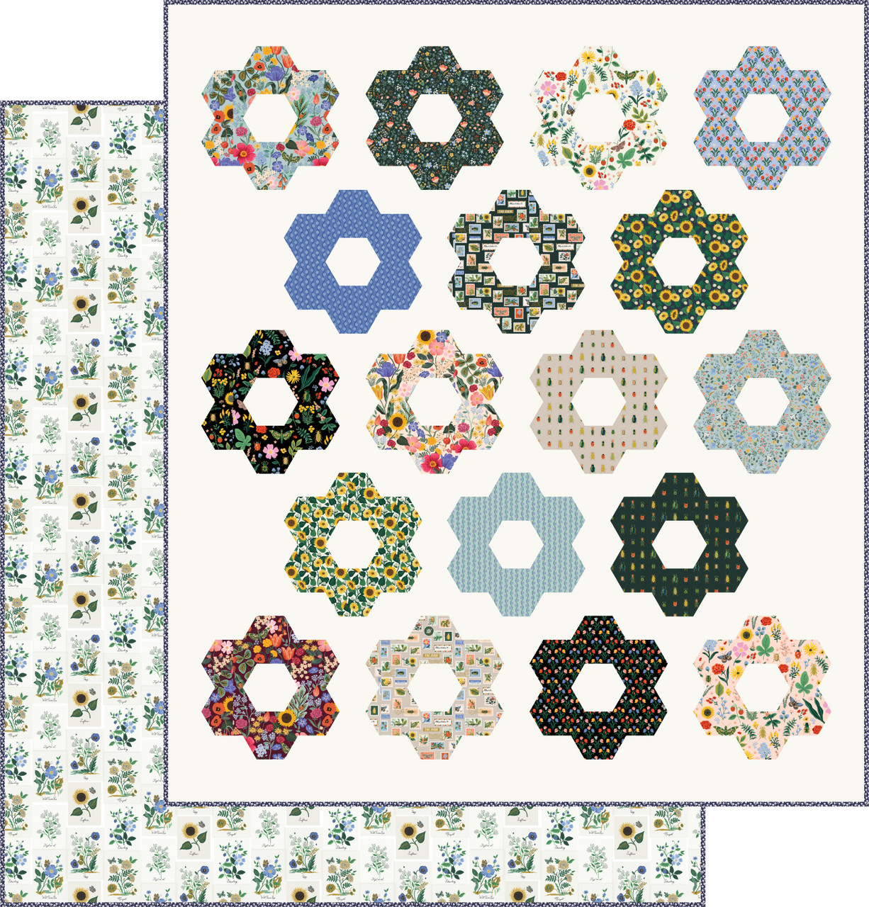 RIFLE PAPER CO, CURIO, Thistle in Cream Metallic - ELEGANTE VIRGULE CANADA