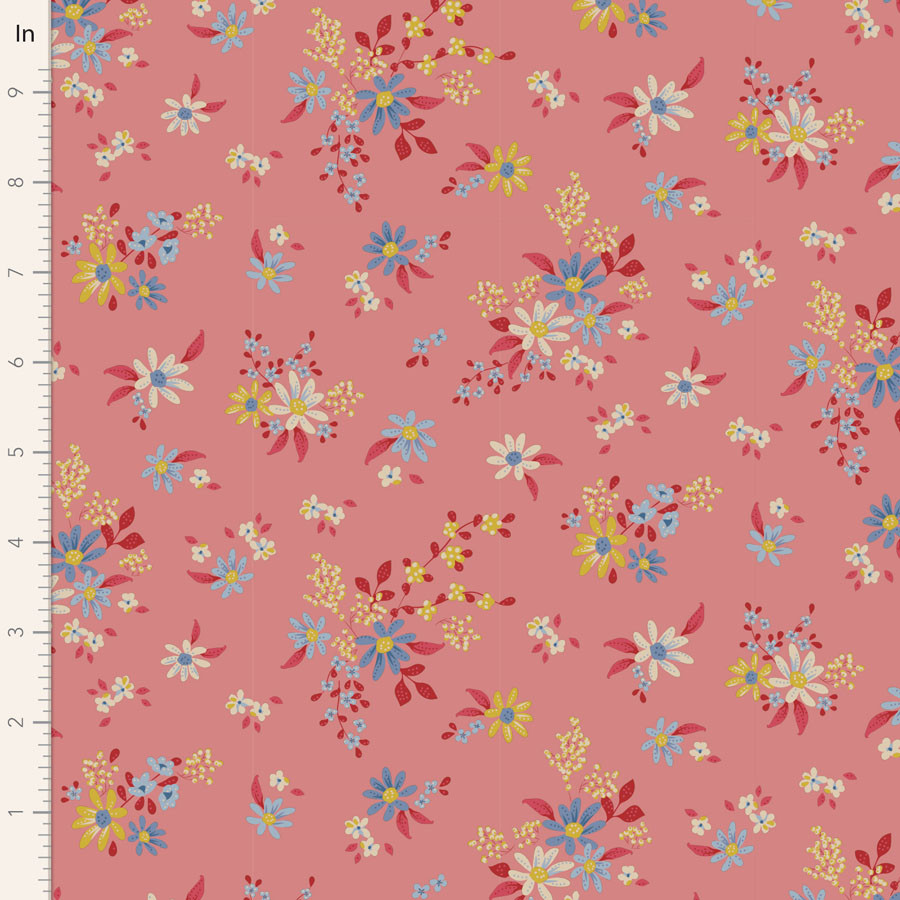 TILDA CHIC ESCAPE, Daisyfield in Pink - Elegante Virgule Canada
