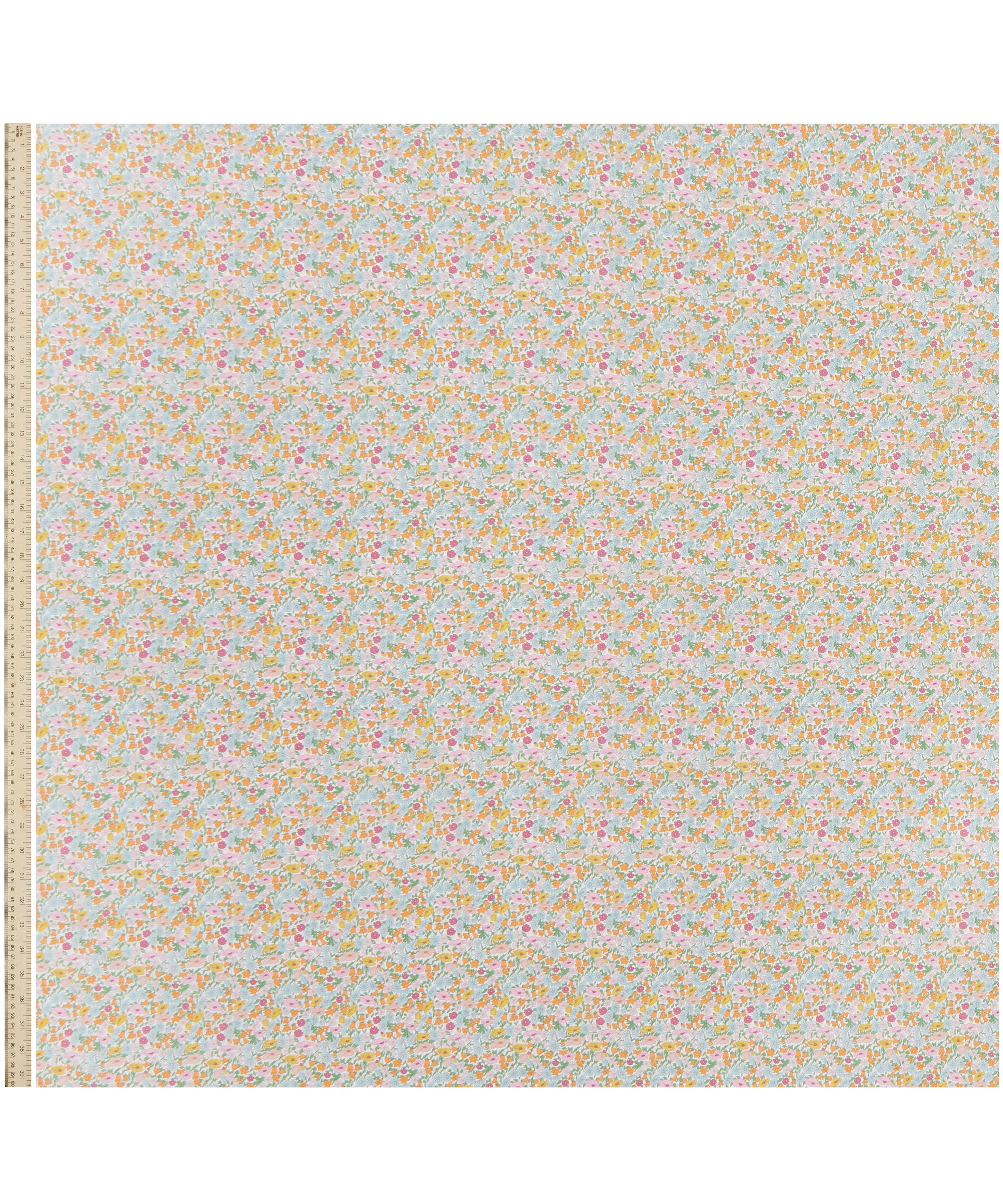 LIBERTY OF LONDON - Poppy Forest A Green/Pink 100% Cotton Tana Lawn ...