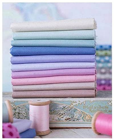 TILDA SOLIDS Lupine Blue - TILDA BASICS, ELEGANTE VIRGULE CANADA ...