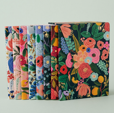 Stitched Pocket Notebook, Boxed Set - RIFLE PAPER CO Stationery, Set of ...