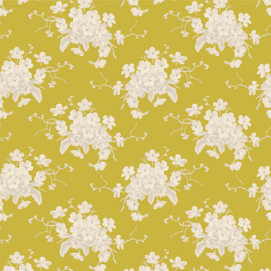 TILDA SUNDAY BRUNCH, White Flower Sour Yellow - Elegante Virgule Canada