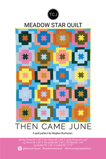 Then Came June EVERETT STAR QUILT Paper Pattern - ELEGANTE VIRGULE CANADA