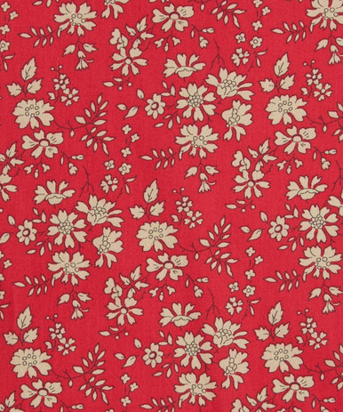 Elegante Virgule - LIBERTY OF LONDON - CAPEL F Red 100% Cotton Tana ...