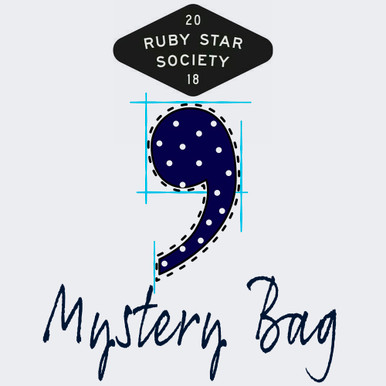 RUBY STAR SOCIETY Fabrics Mystery Bag - Cool Colors 1 lbs / 450g ...