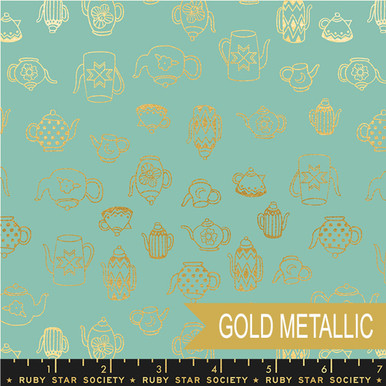 RUBY STAR SOCIETY, Purl TEA TIME in Water Gold Metallic - ELEGANTE ...