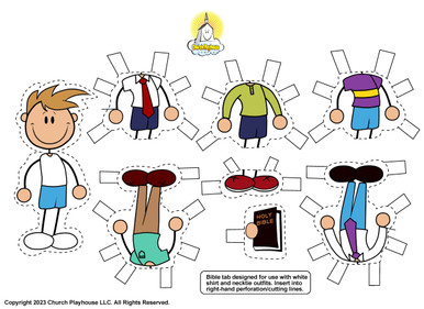 Meet JC | Printable Paper Doll Cut Outs
