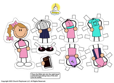 Meet Korie | Printable Cut Out Paper Dolls