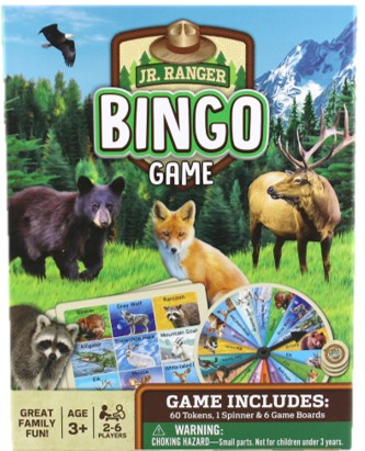 Jr Ranger Bingo Game - Yosemite Online Store