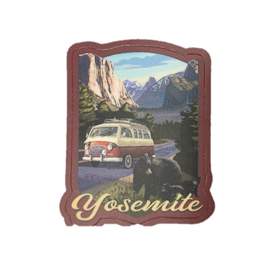 Vintage Van Sticker - Small - Yosemite Online Store