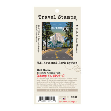 Stamp - Half Dome - Yosemite Online Store