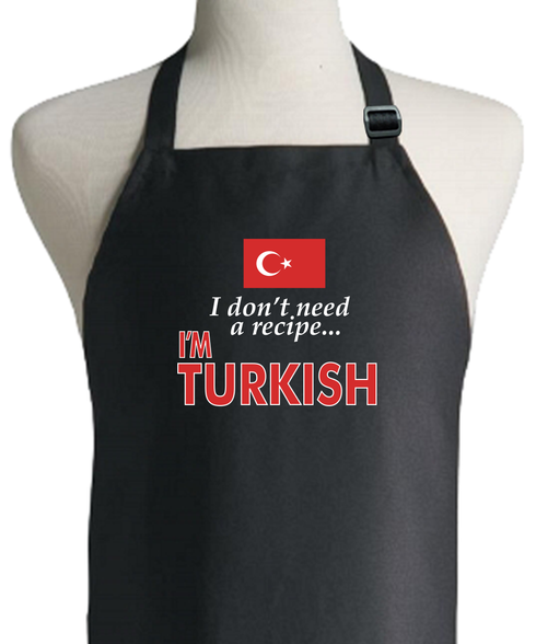 TURKISH RECIPE APRON - Walk Tall Studio