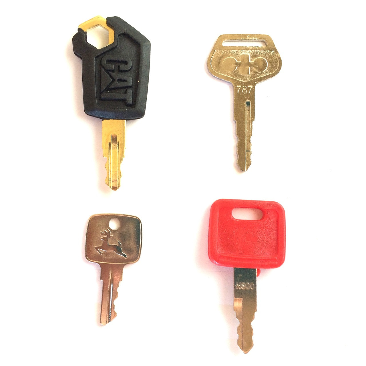 Heavy Equipment Key Set - CAT John Deere & Komatsu - heavyequipmentkeys.com