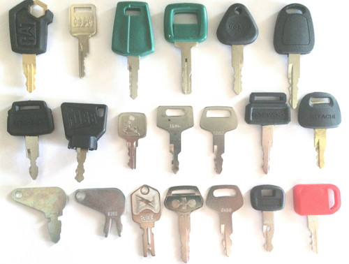Indak mower ignition key - heavyequipmentkeys.com