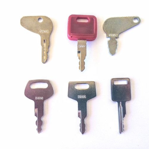 Case Heavy Equipment - Construction Ignition Key Set (6 Keys ...
