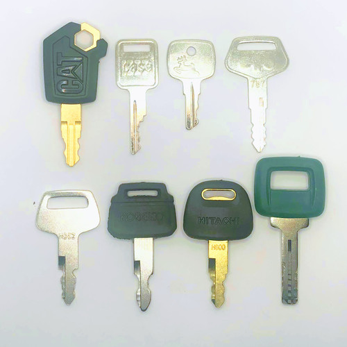 Lot of 100 8 PC Equipment Key Sets plus Extras