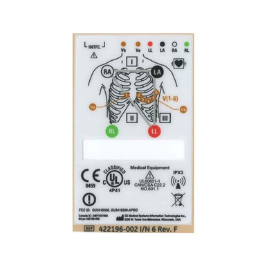 ApexPro Rear Panel Label/AHA - THE BIOMED GUYS