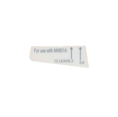 Philips Telemetry M4851A Lead Label - THE BIOMED GUYS