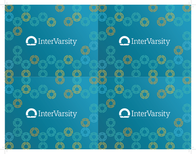 InterVarsity Circles Flyers/Postcards (25 sheets equaling 100 flyers ...