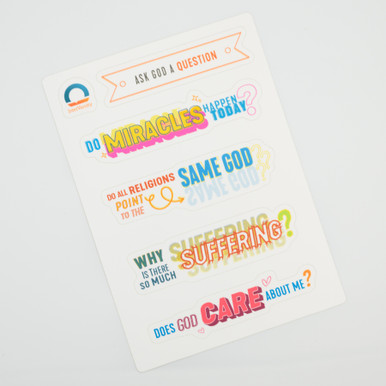 Questions Outreach Proxe Sticker Sheet (each) - InterVarsity