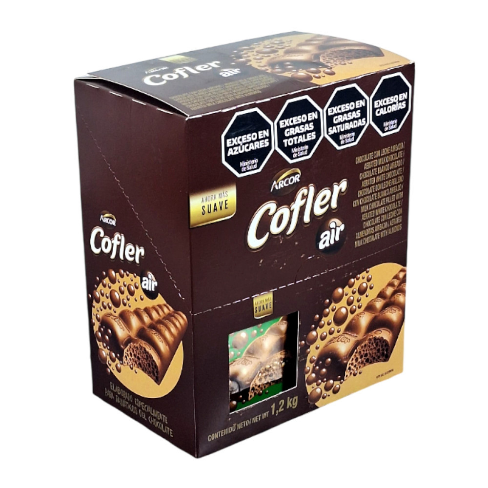 Arcor Cofler Air Almendras Chocolate Con Leche Aireado Airy Chocolate ...